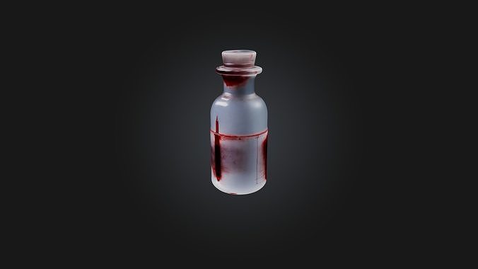 3D model Blood Vial VR / AR / low-poly | CGTrader