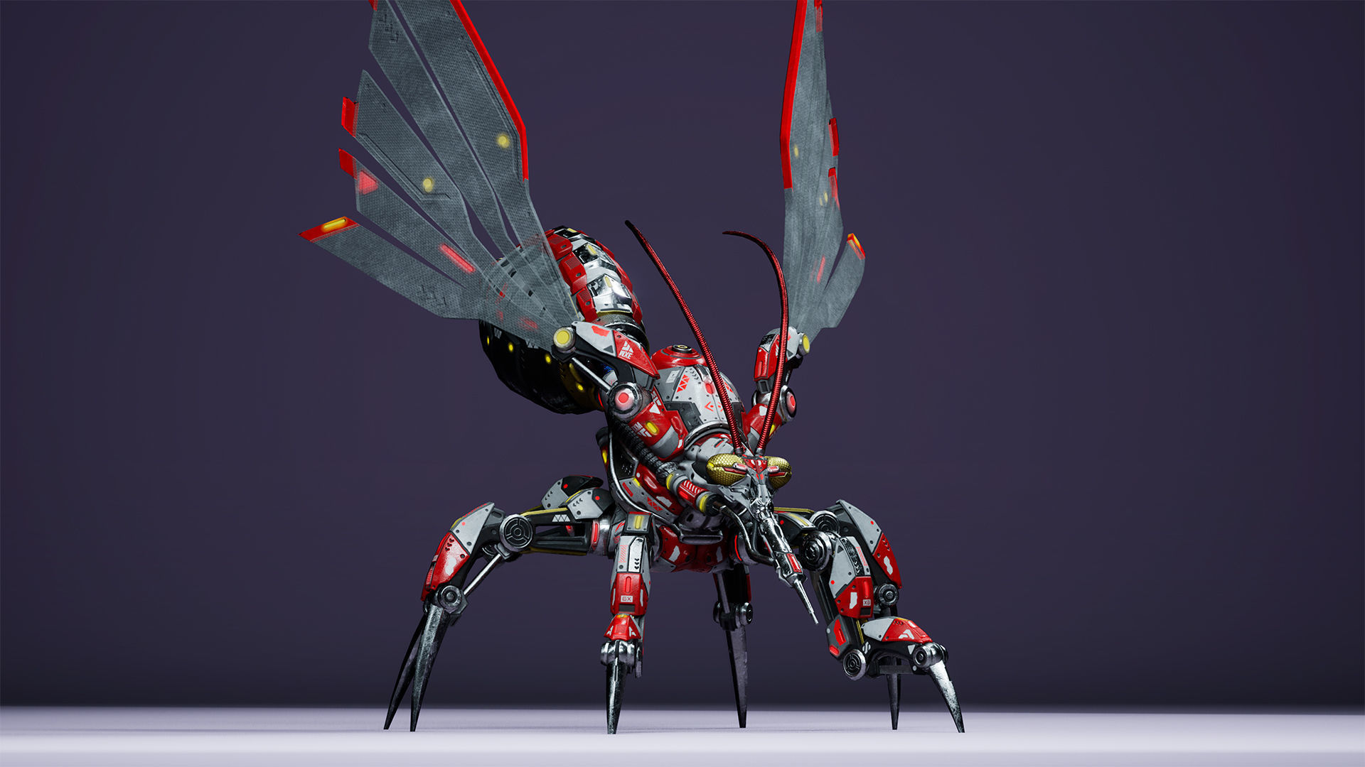 3D model Sci-Fi Insect Mosquito VR / AR / low-poly | CGTrader