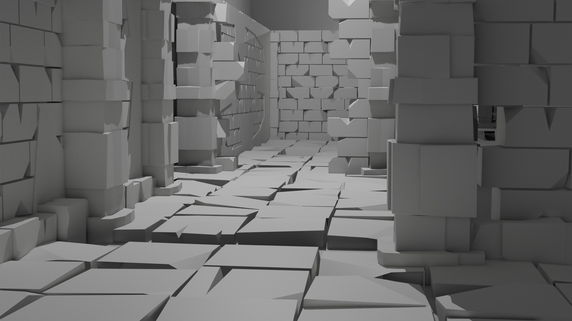 Low poly Stylized Dungeon Wall free VR / AR / low-poly 3D model | CGTrader