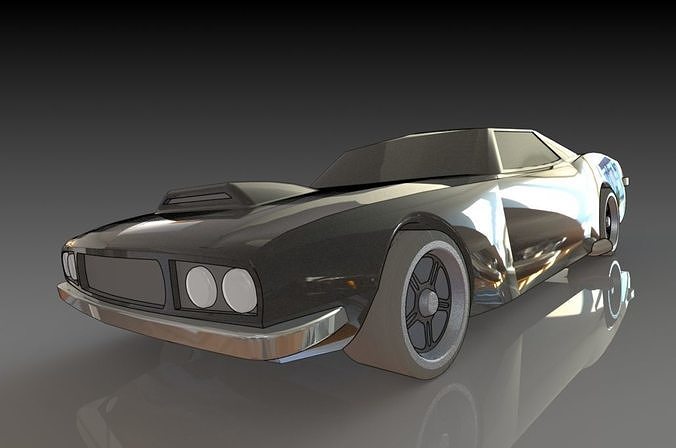 Dodge Challenger free 3D model 3D printable | CGTrader
