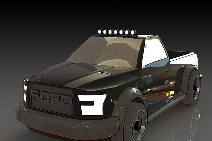 Ford F150 free 3D model 3D printable | CGTrader