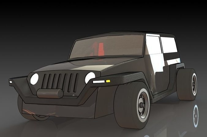 Jeep Wrangler free 3D model 3D printable | CGTrader