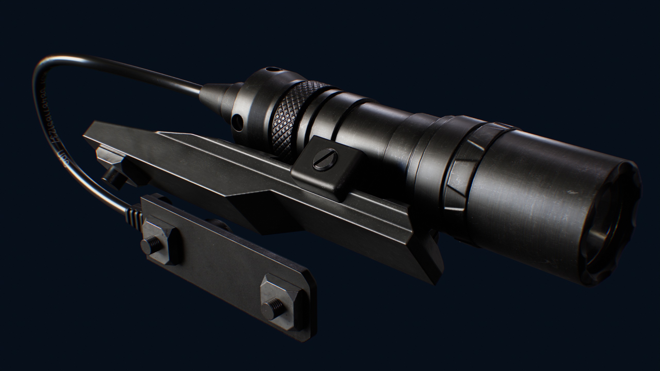 3D model SureFire Flashlight Weapon Attachment VR / AR / low-poly ...