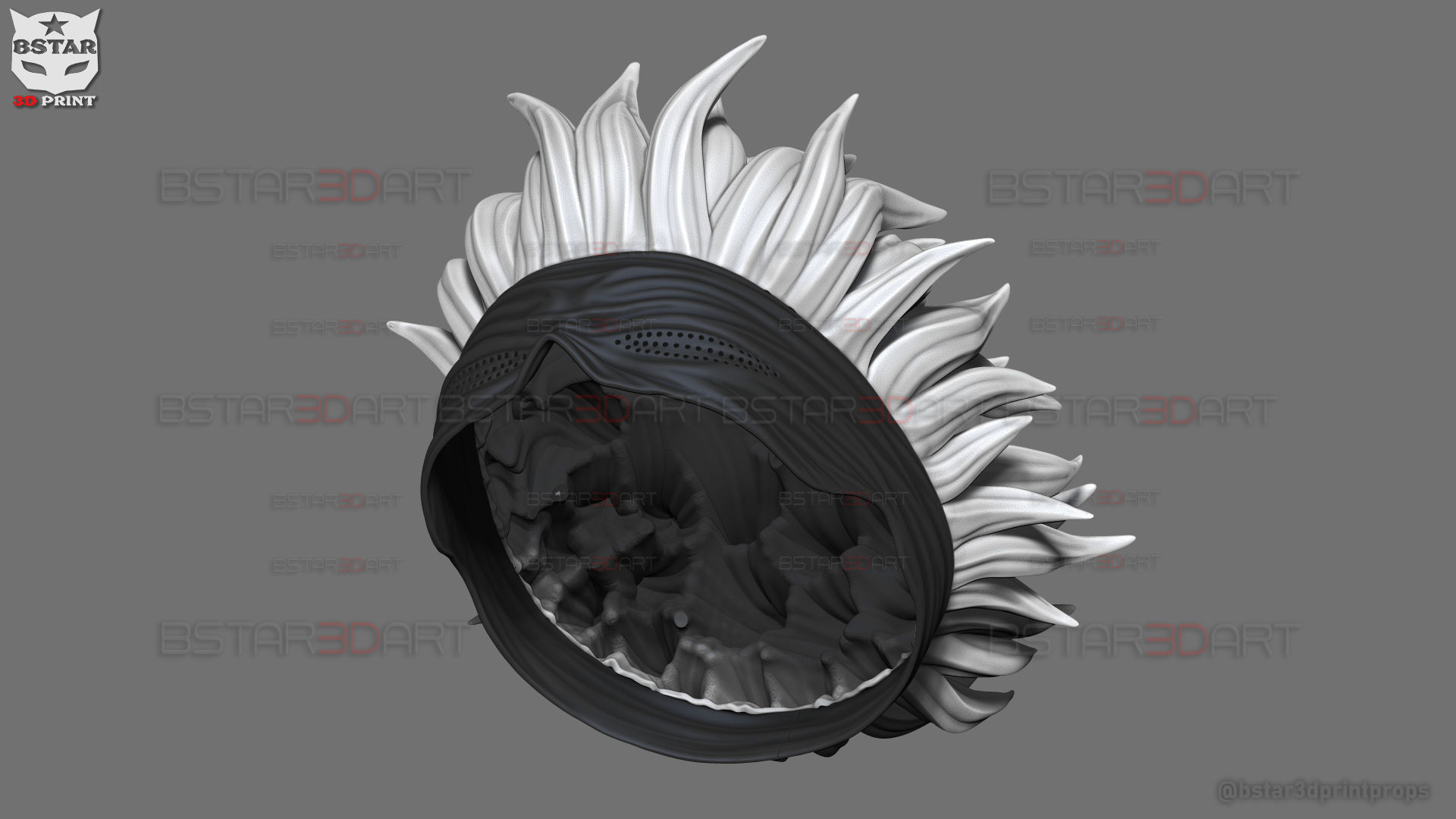 Gojo Saturo Eye Mask With Hair - jujutsu Kaisen Cosplay 3D model 3D ...