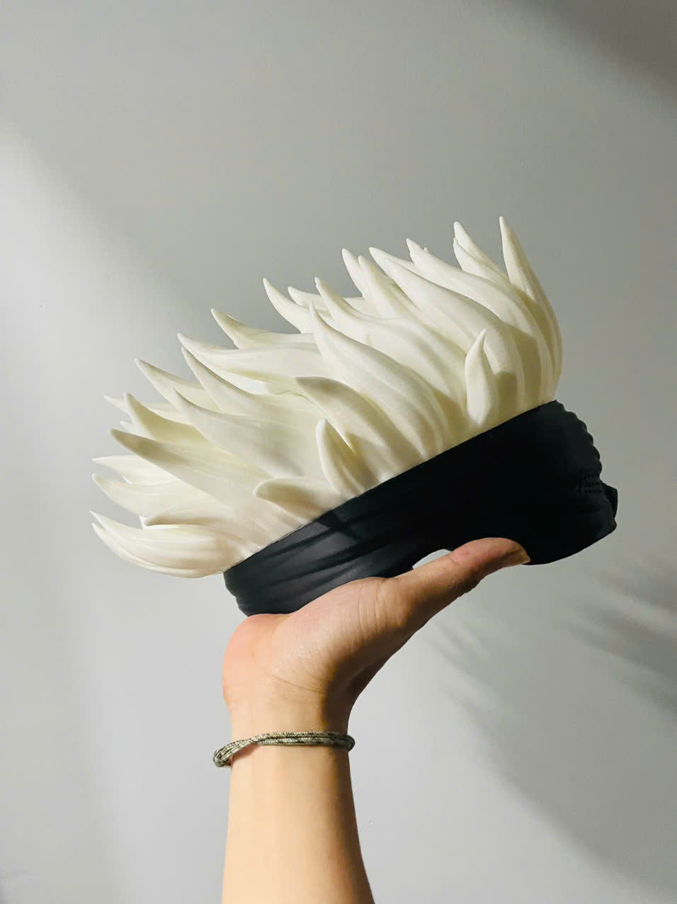 Gojo Saturo Eye Mask With Hair - jujutsu Kaisen Cosplay 3D model 3D ...