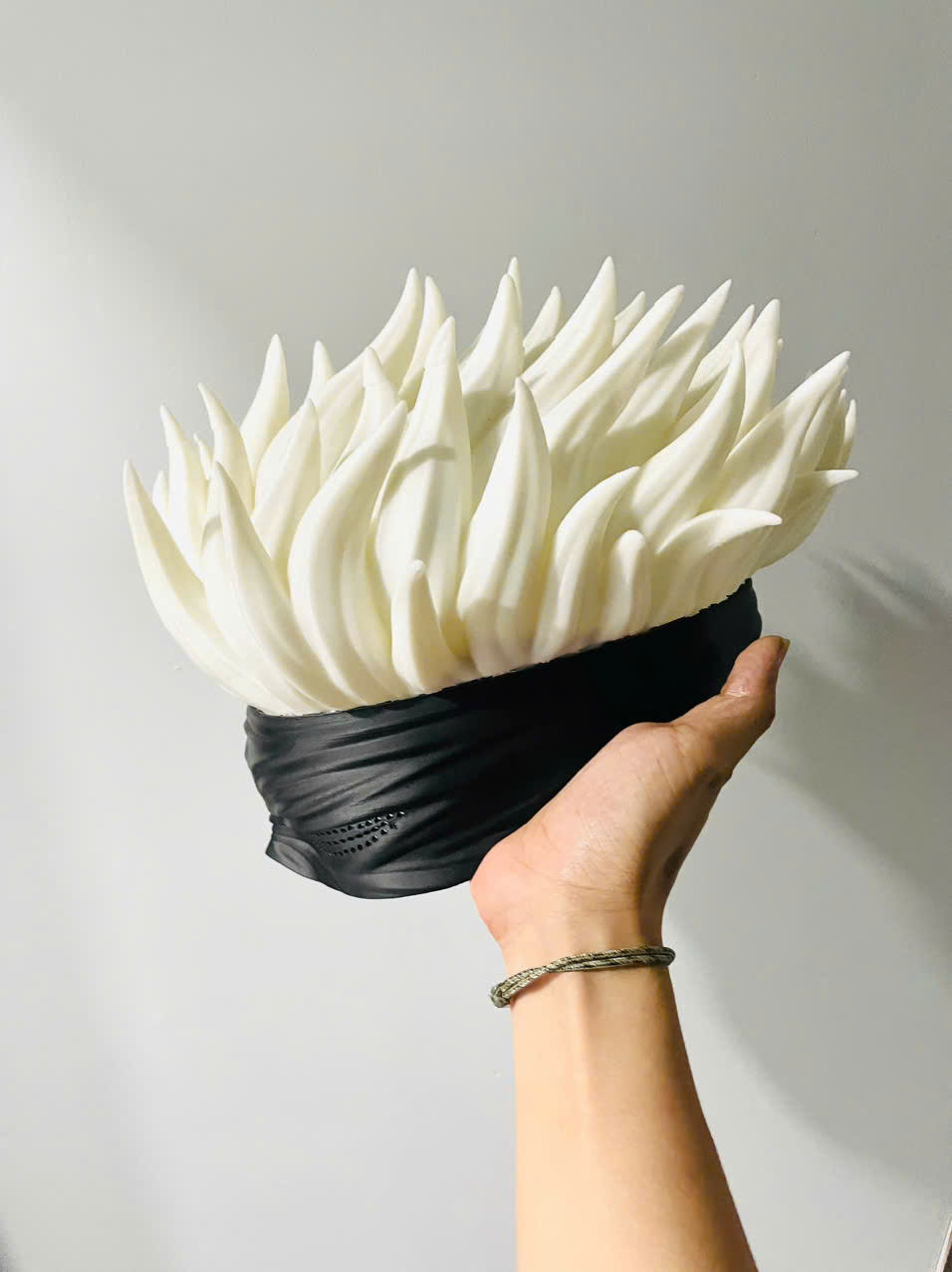 Gojo Saturo Eye Mask With Hair - jujutsu Kaisen Cosplay 3D model 3D ...