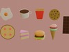 Free 3D Food Icons Pack - Perfect for Your Next Project free VR / AR ...