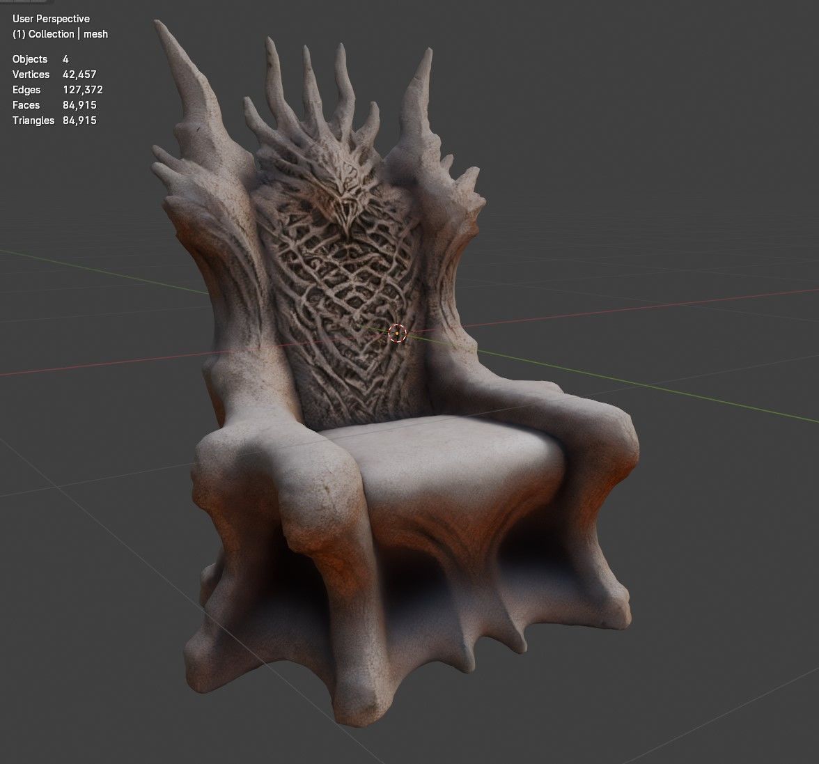 Demon Throne 8 free VR / AR / low-poly 3D model | CGTrader