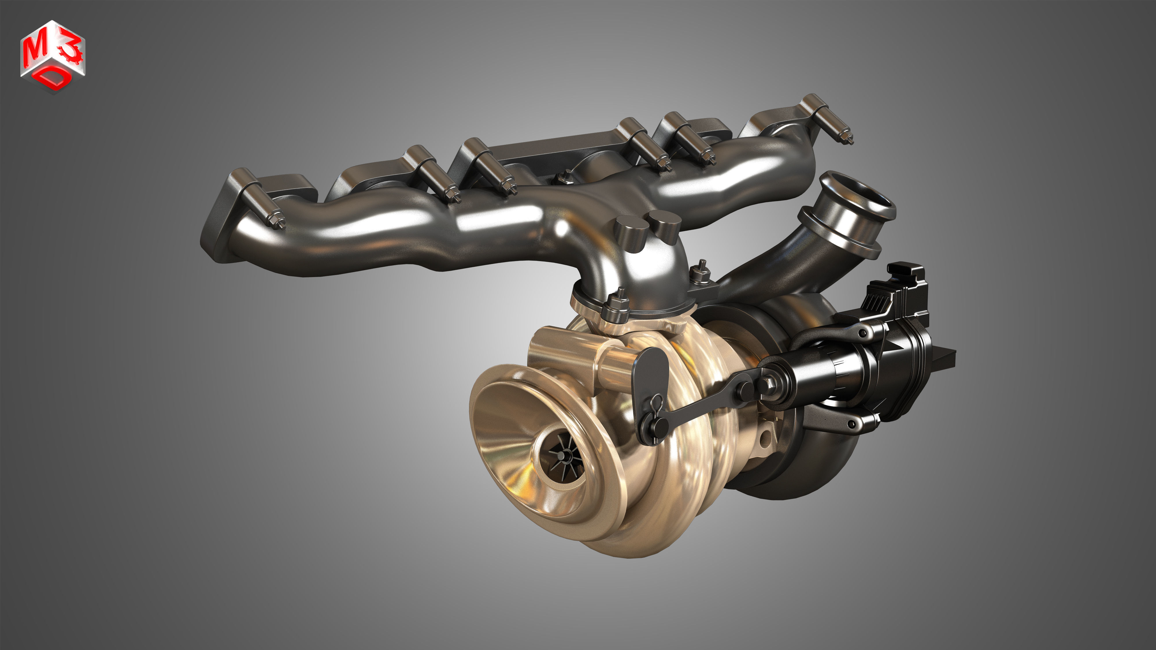 V12 Twin Turbo Car - Engine Full Internal and External Parts 3D model ...