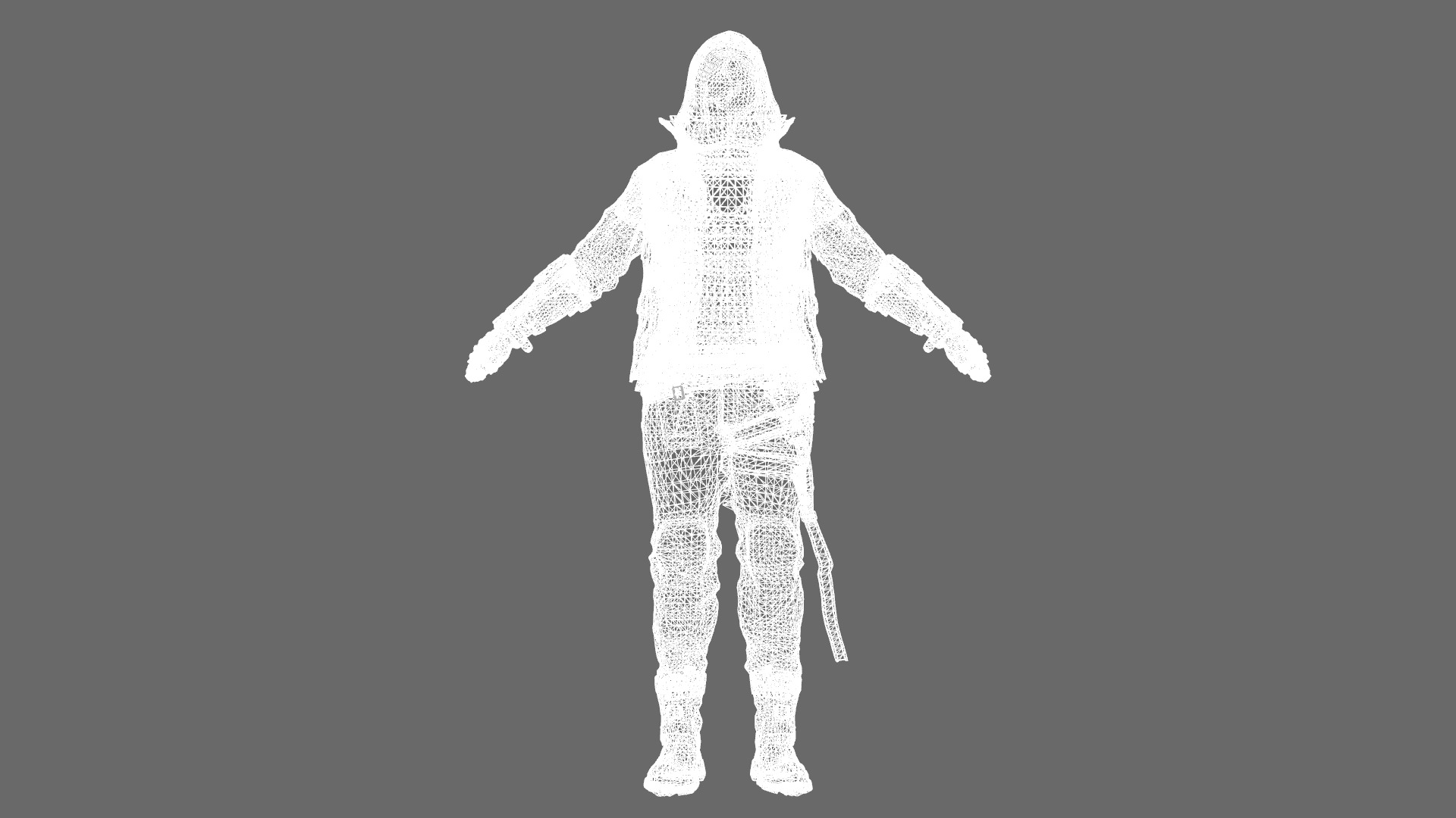 3d Model Jin Kazama From Tekken 8 Outfit Clothing Vr Ar Low Poly
