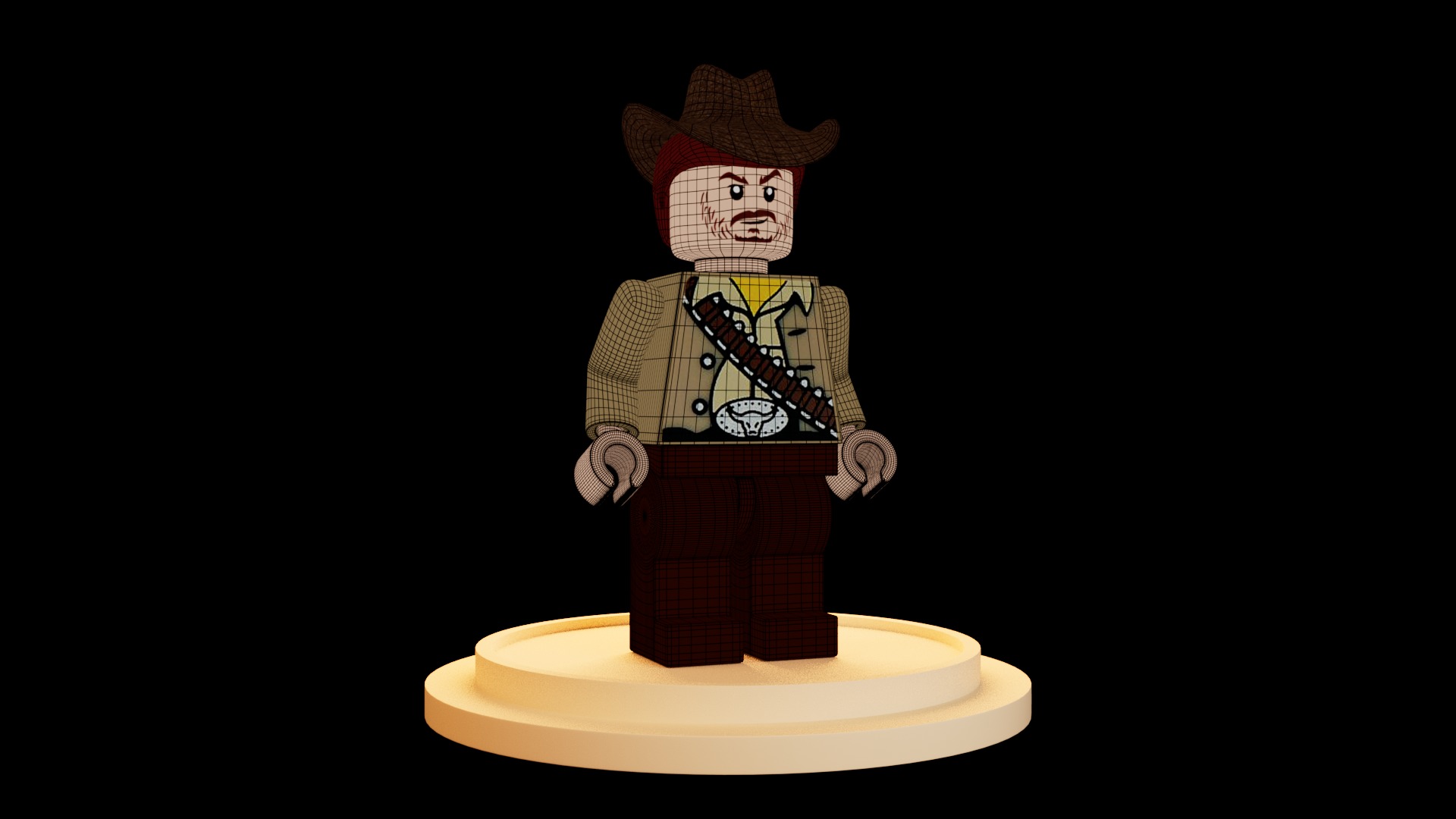 Cowboy-LEGO free 3D model | CGTrader