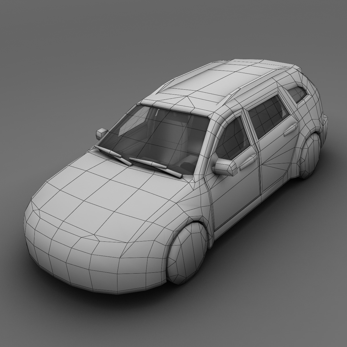 3D model Station Wagon 2 VR / AR / low-poly | CGTrader