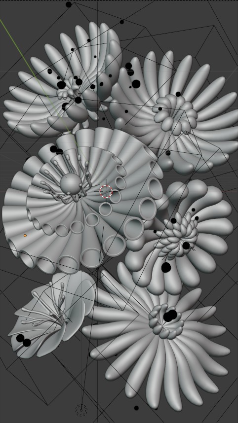 Stylized Flowers free 3D model | CGTrader