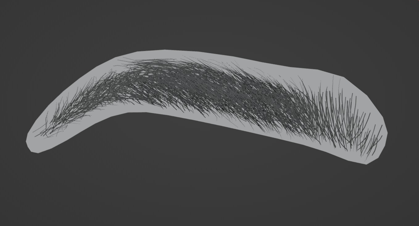 Realistic eyebrows free 3D model | CGTrader