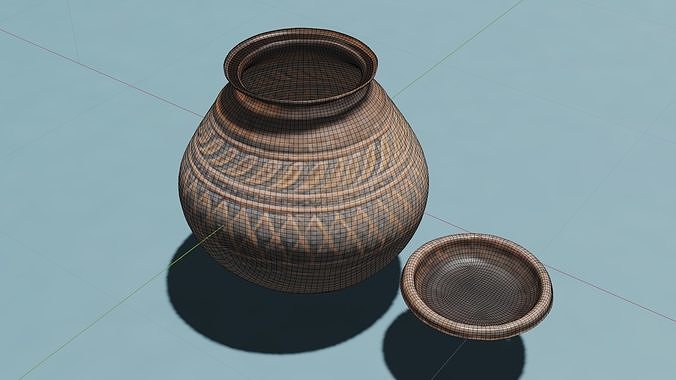 3D model Ancient Indian Pot VR / AR / low-poly | CGTrader