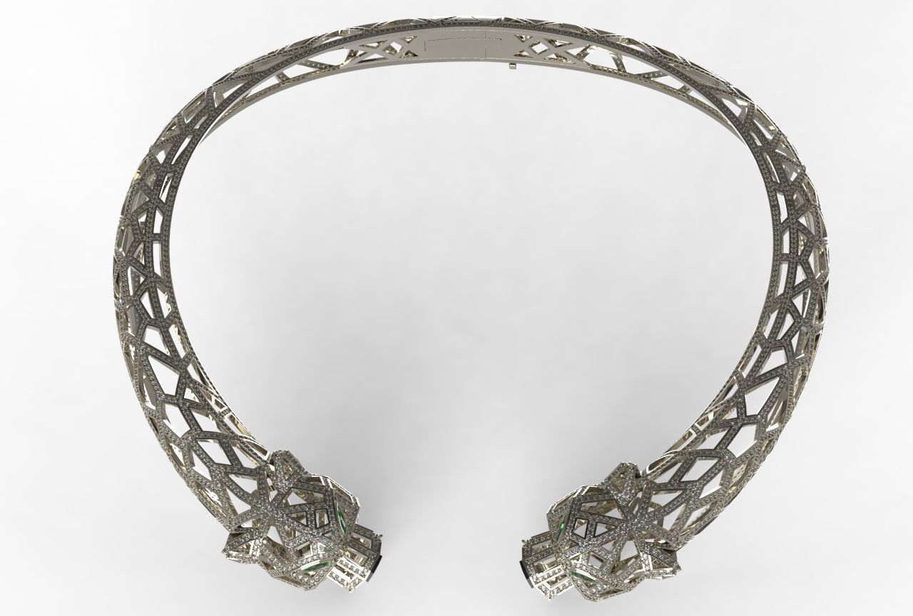 Necklace jewelry 3D model 3D printable | CGTrader
