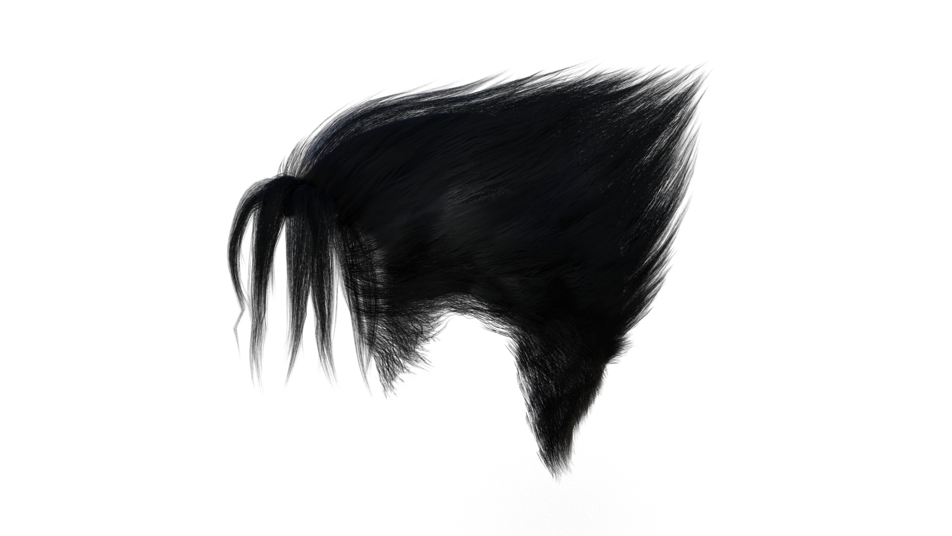 3D model JIN KAZAMA HAIR Tekken VR / AR / low-poly | CGTrader