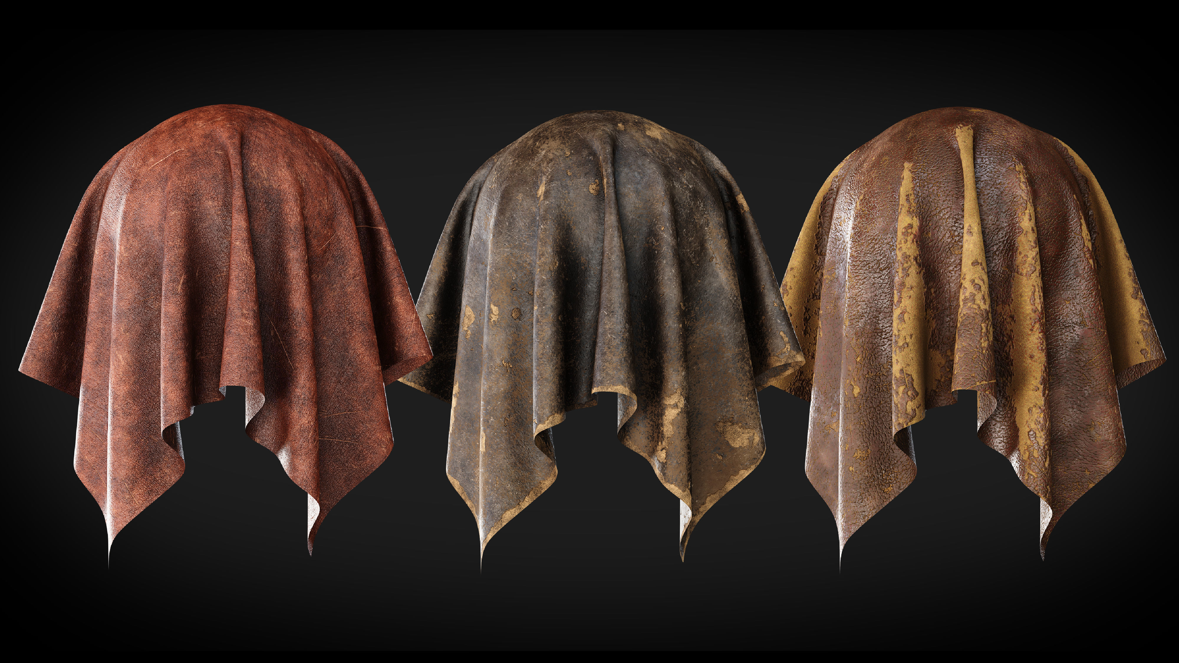 Medieval Old Worn Fabric Smart Materials for Substance Painter Texture ...