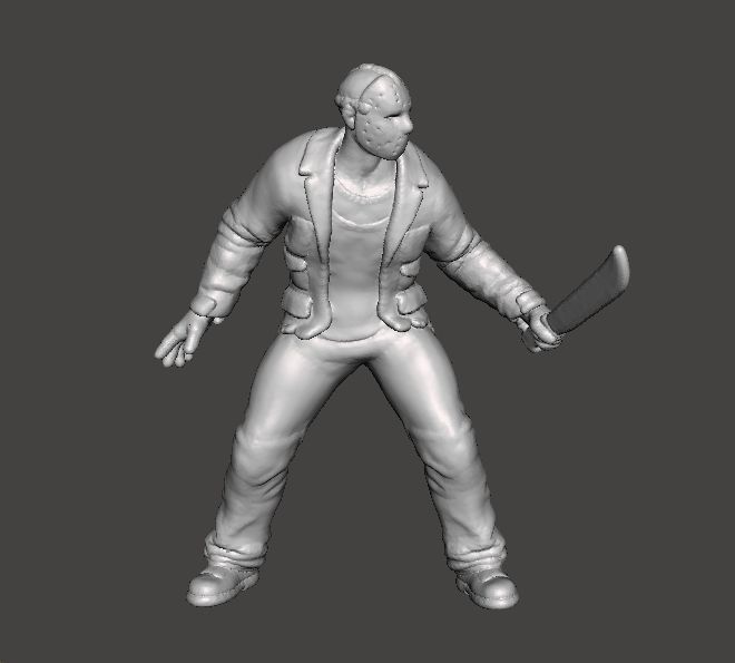 JASON VOORHEES MINIATURE MODEL HORROR FANTASY GAMES DND RPG 3D model 3D ...