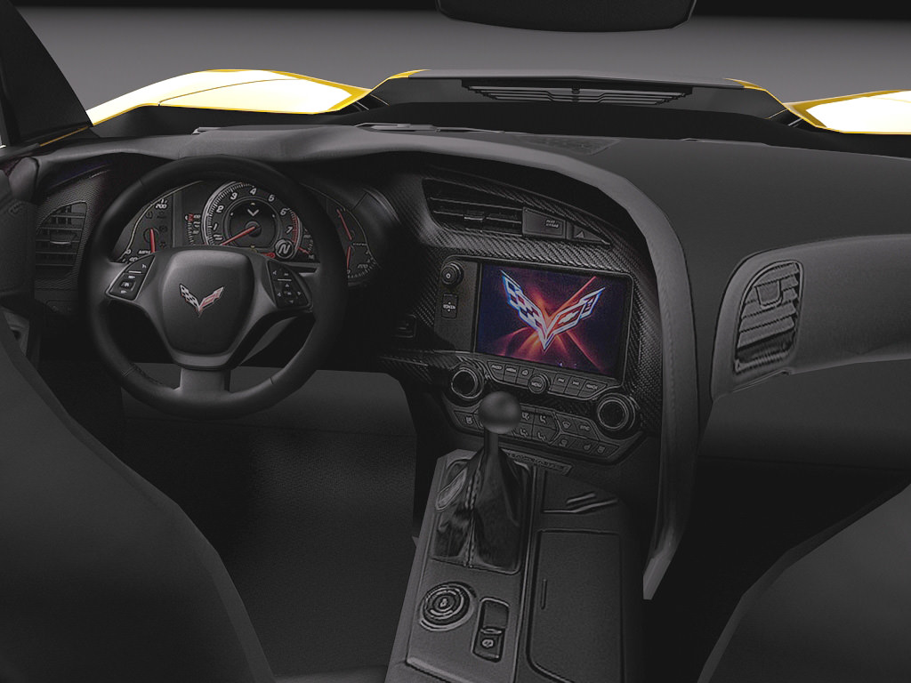 Corvette C7 Z06 2014 c 3D model | CGTrader