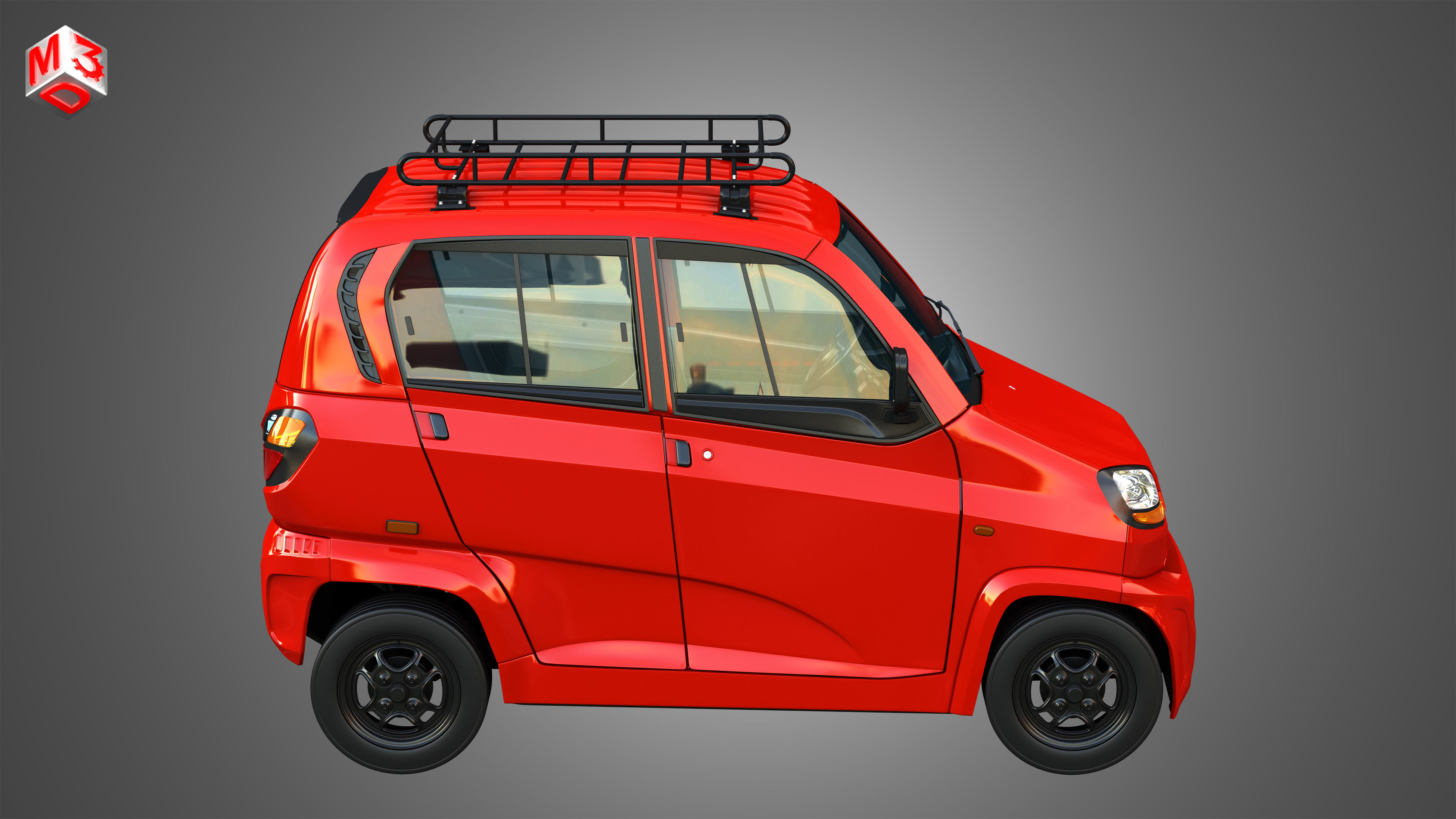 Bajaj Qute Car 3D model | CGTrader