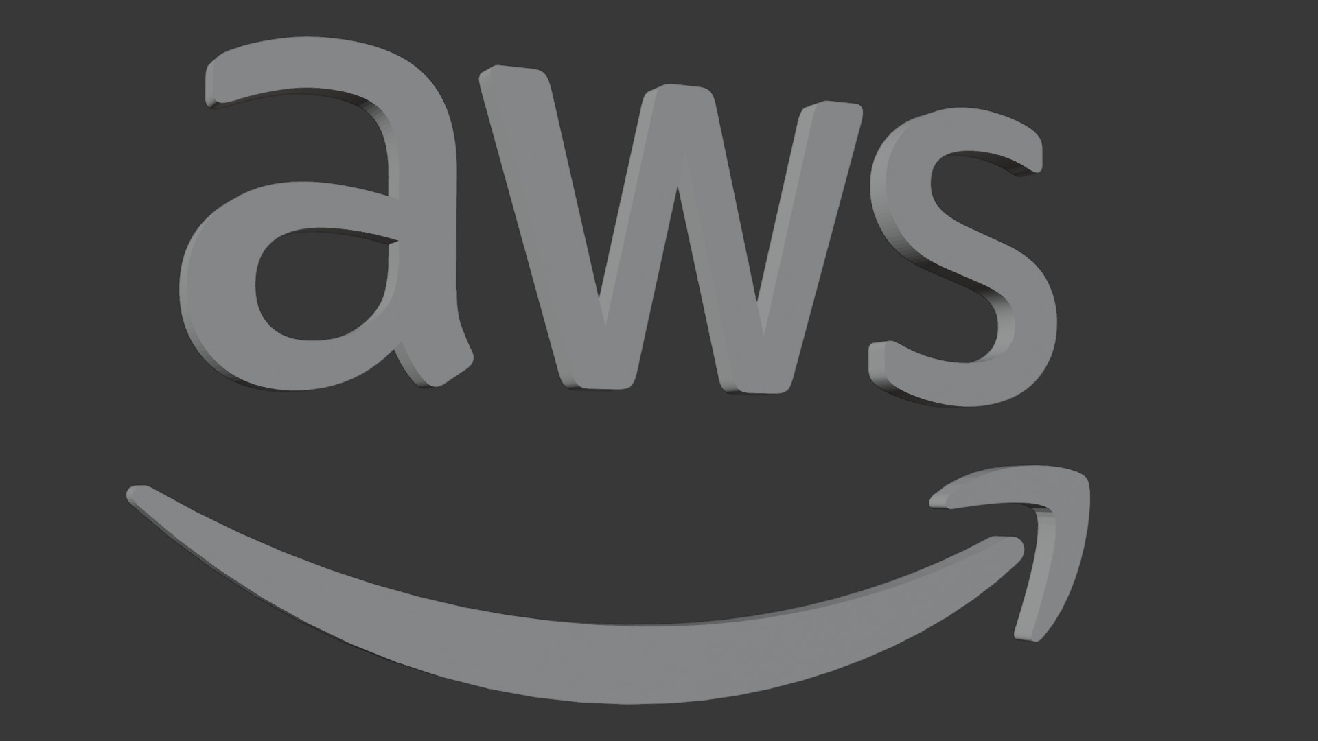 AWS Logo free 3D model | CGTrader