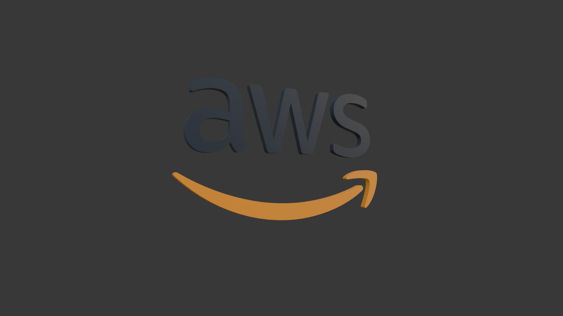 AWS Logo free 3D model | CGTrader