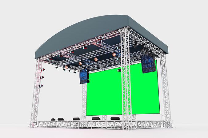 Concert Stage 05 3D model | CGTrader