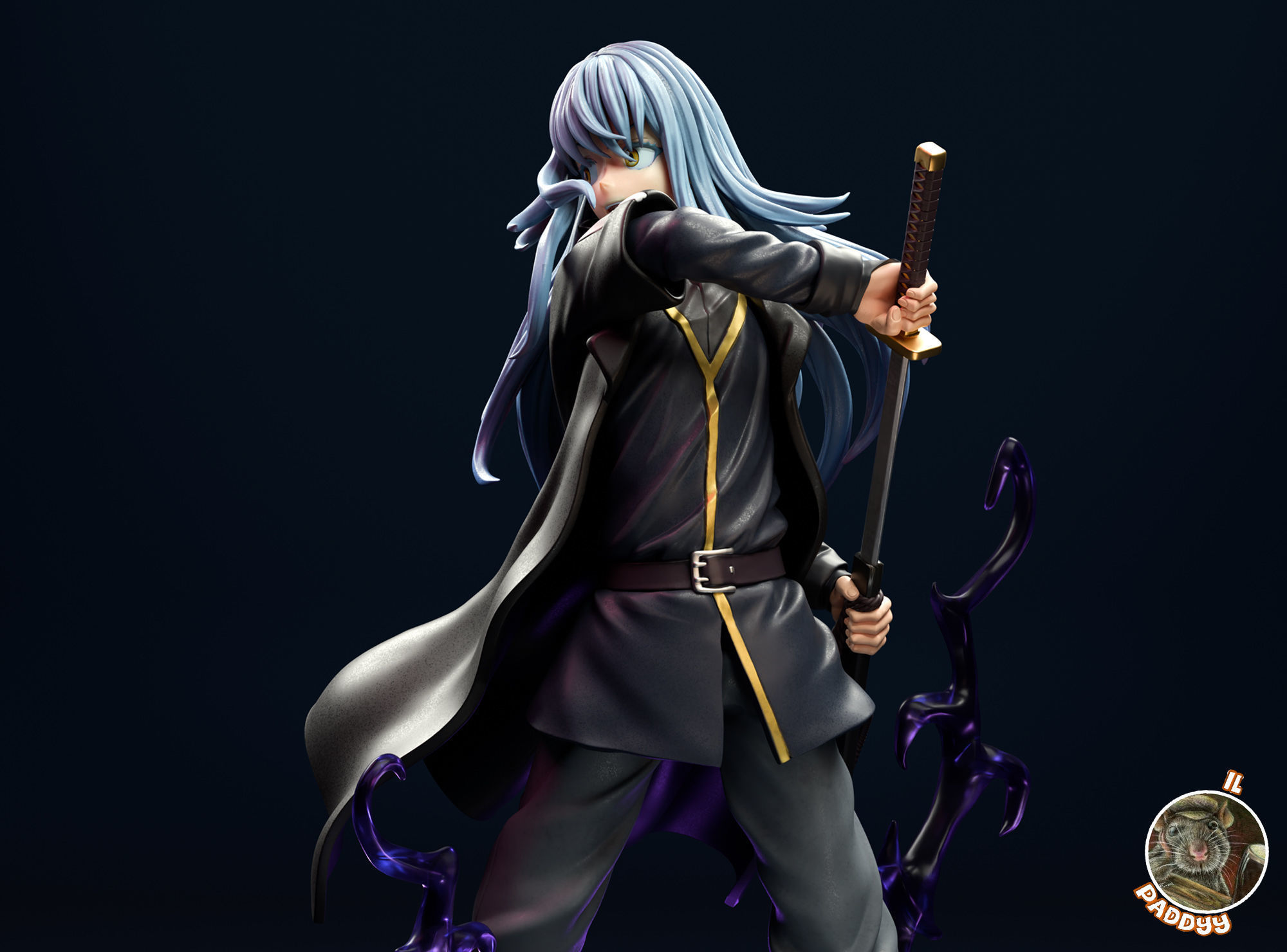 Rimuru Tempest Fanart 3D model 3D printable | CGTrader