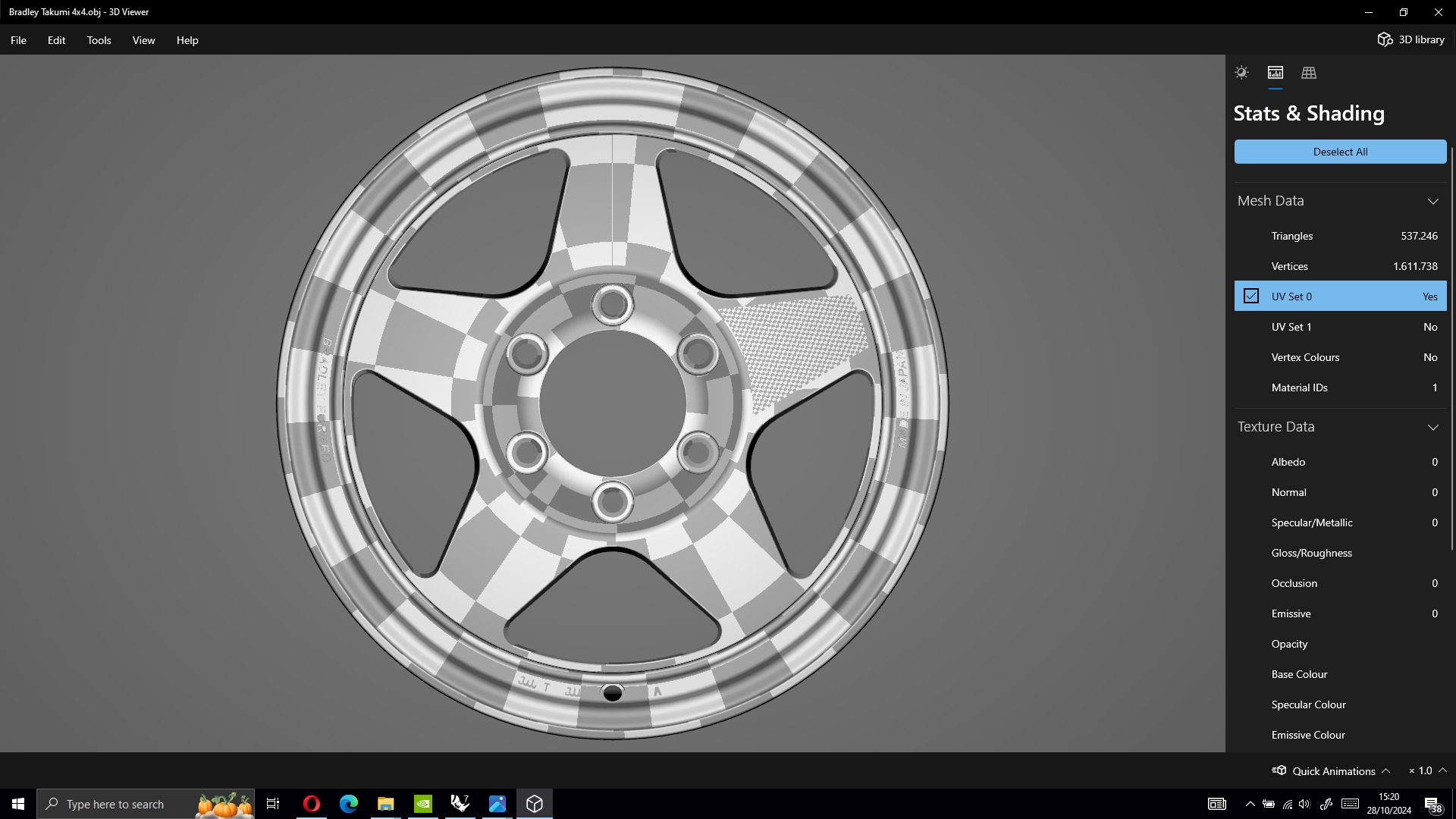 Bradley Forged Takumi Wheels 3D model | CGTrader