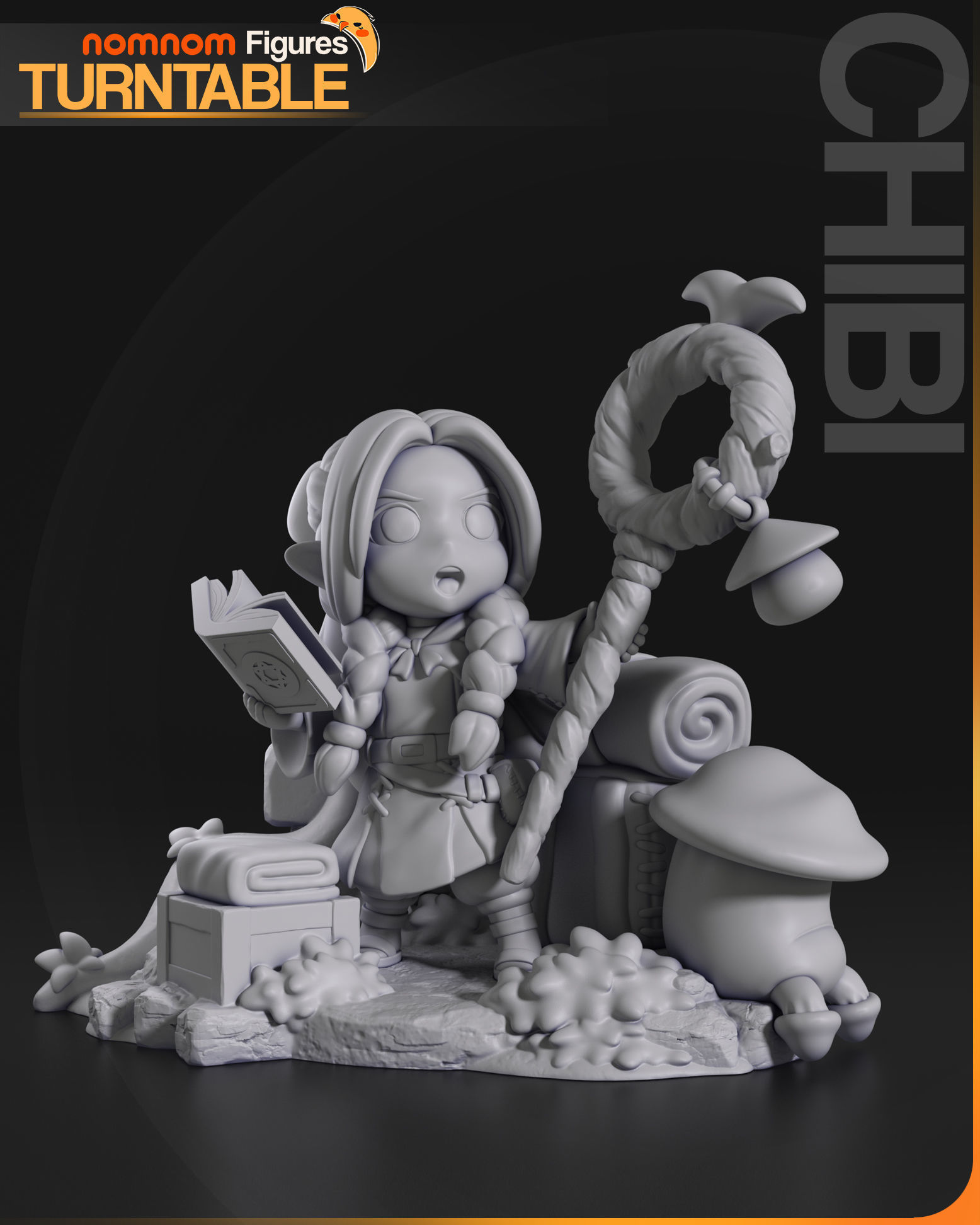 Chibi Marcille - Dungeon Meshi 3D model 3D printable | CGTrader