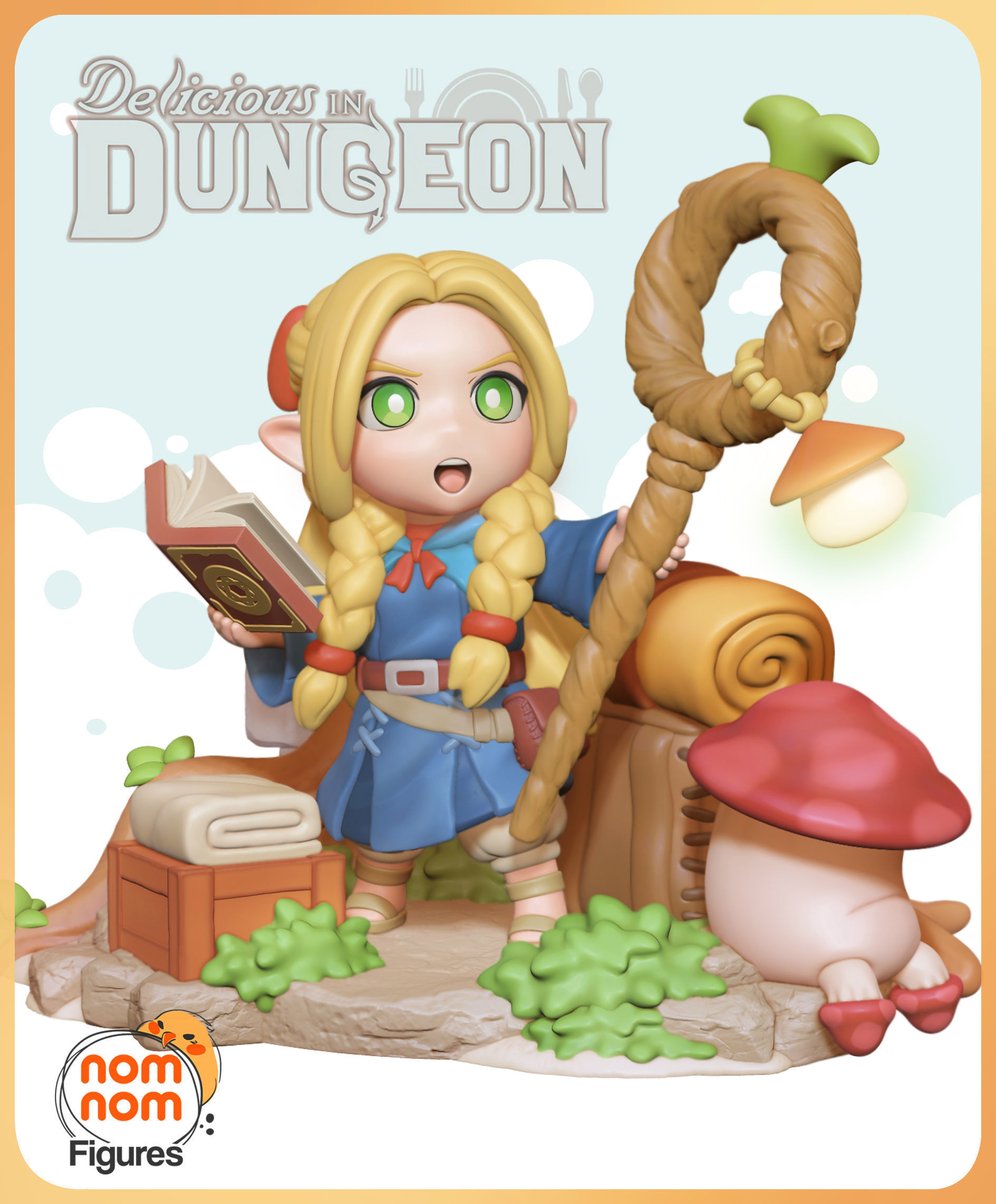 Chibi Marcille - Dungeon Meshi 3D model 3D printable | CGTrader