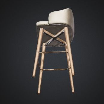 bar stool 3D model | CGTrader