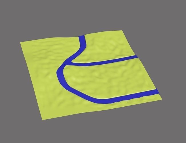 Landscape strade free 3D model | CGTrader