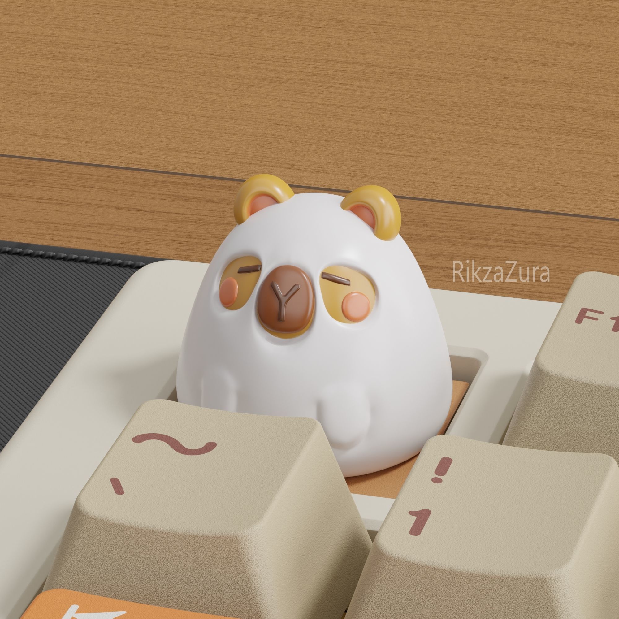 CUTE CAPYBARA HALLOWEEN KEYCAPS - MECHANICAL KEYBOARD 3D model 3D ...