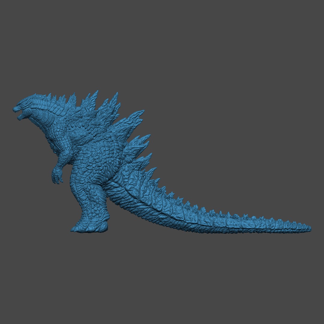 Godzilla 2014 - Fearsome Pose 3D model 3D printable | CGTrader
