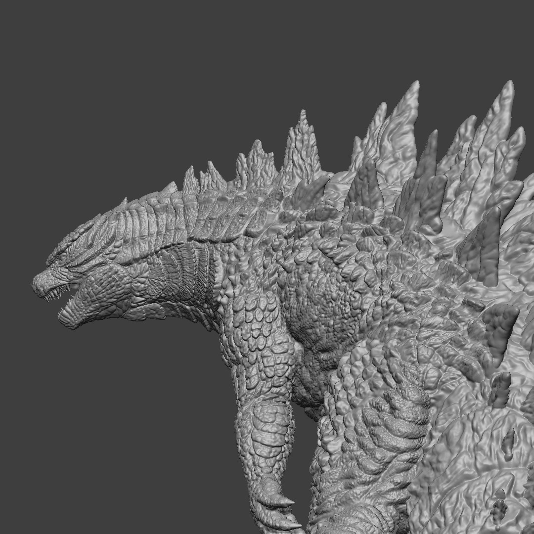 Godzilla 2014 - Dead Pose 3D model 3D printable | CGTrader