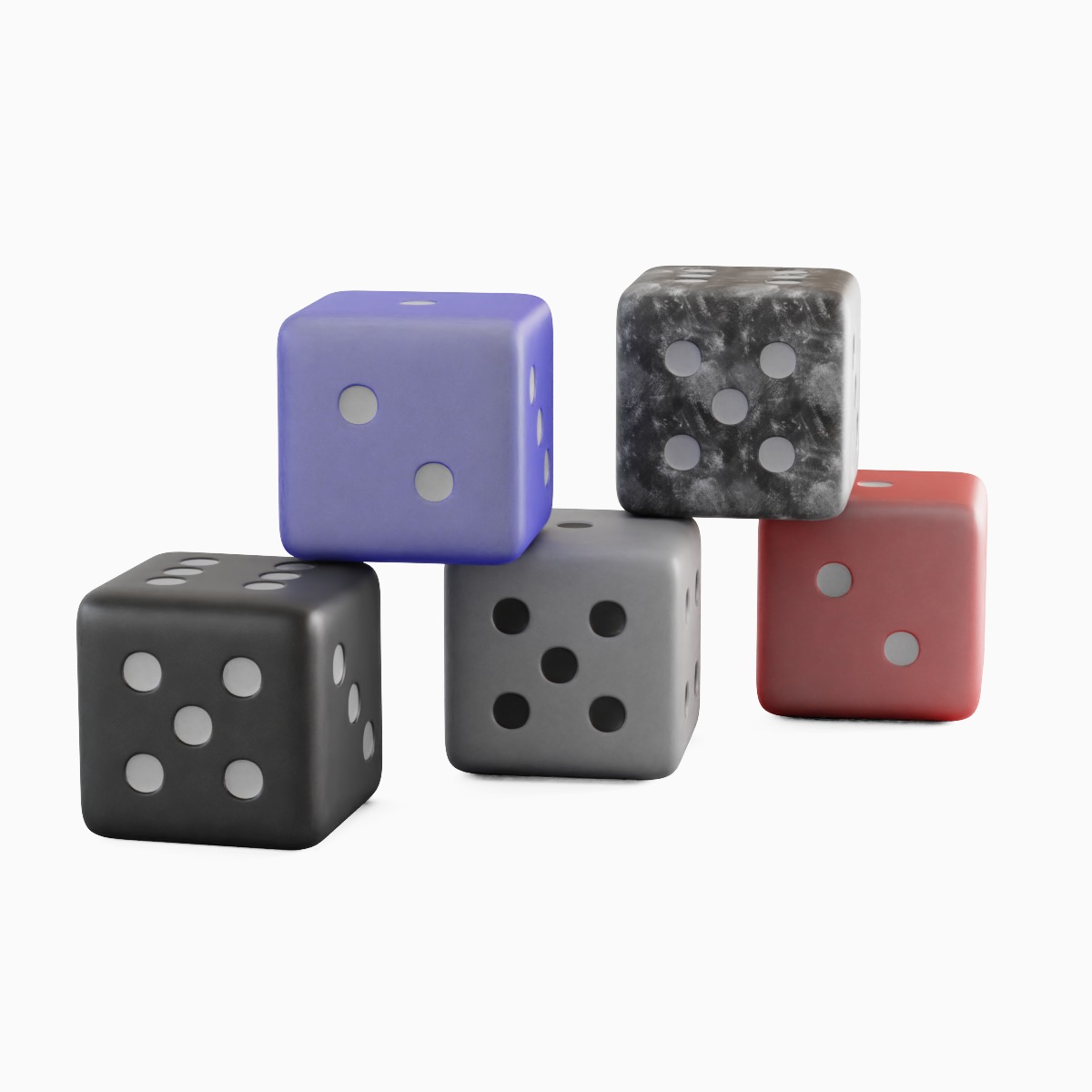 Dice Cubes 4K 3D model | CGTrader