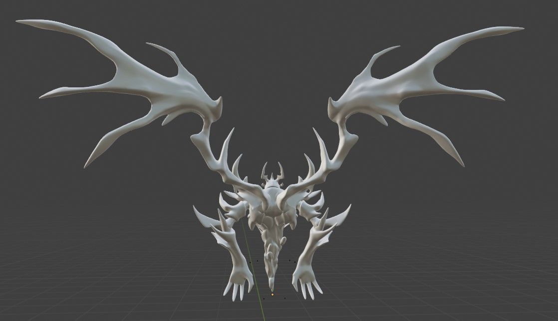 3D Model of Shadow Fiend from Dota 2 3D model 3D printable | CGTrader