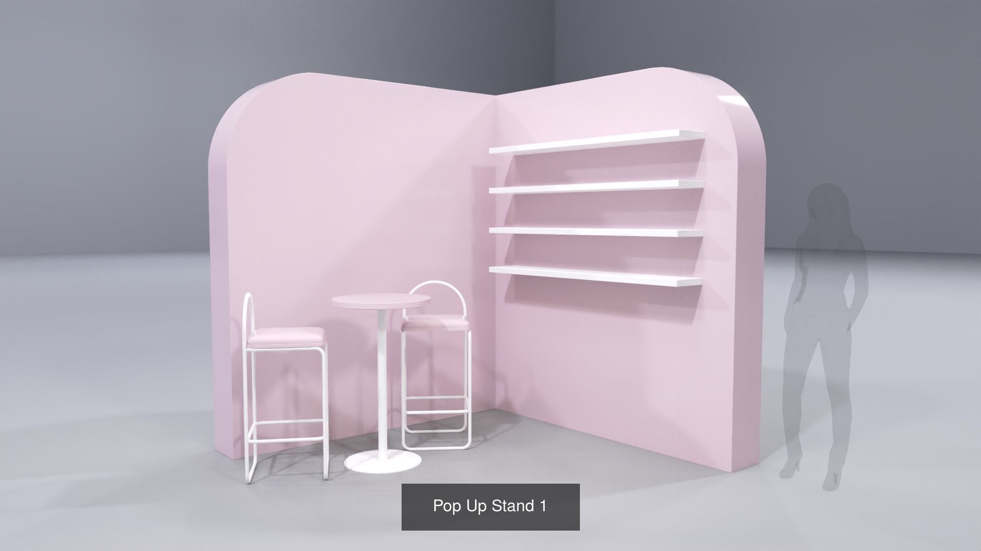 Pop Up Stands - 5 Pack 3D Model Collection | CGTrader