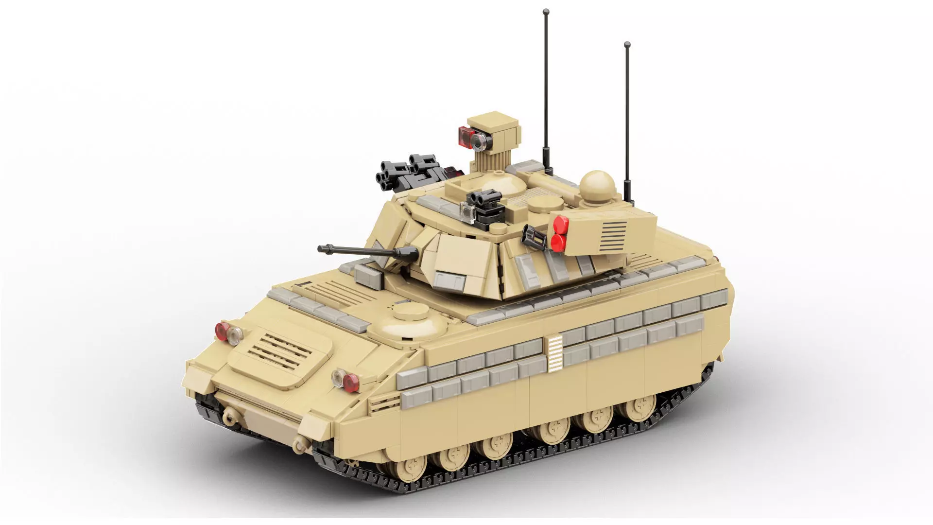 MocBricks3D - Lego M2 Bradley 3D model 3D printable | CGTrader