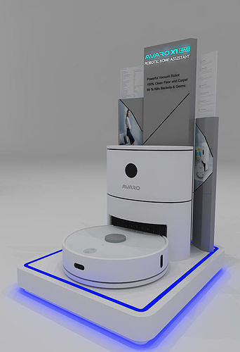 Avaro Cleaning Machine free 3D model | CGTrader