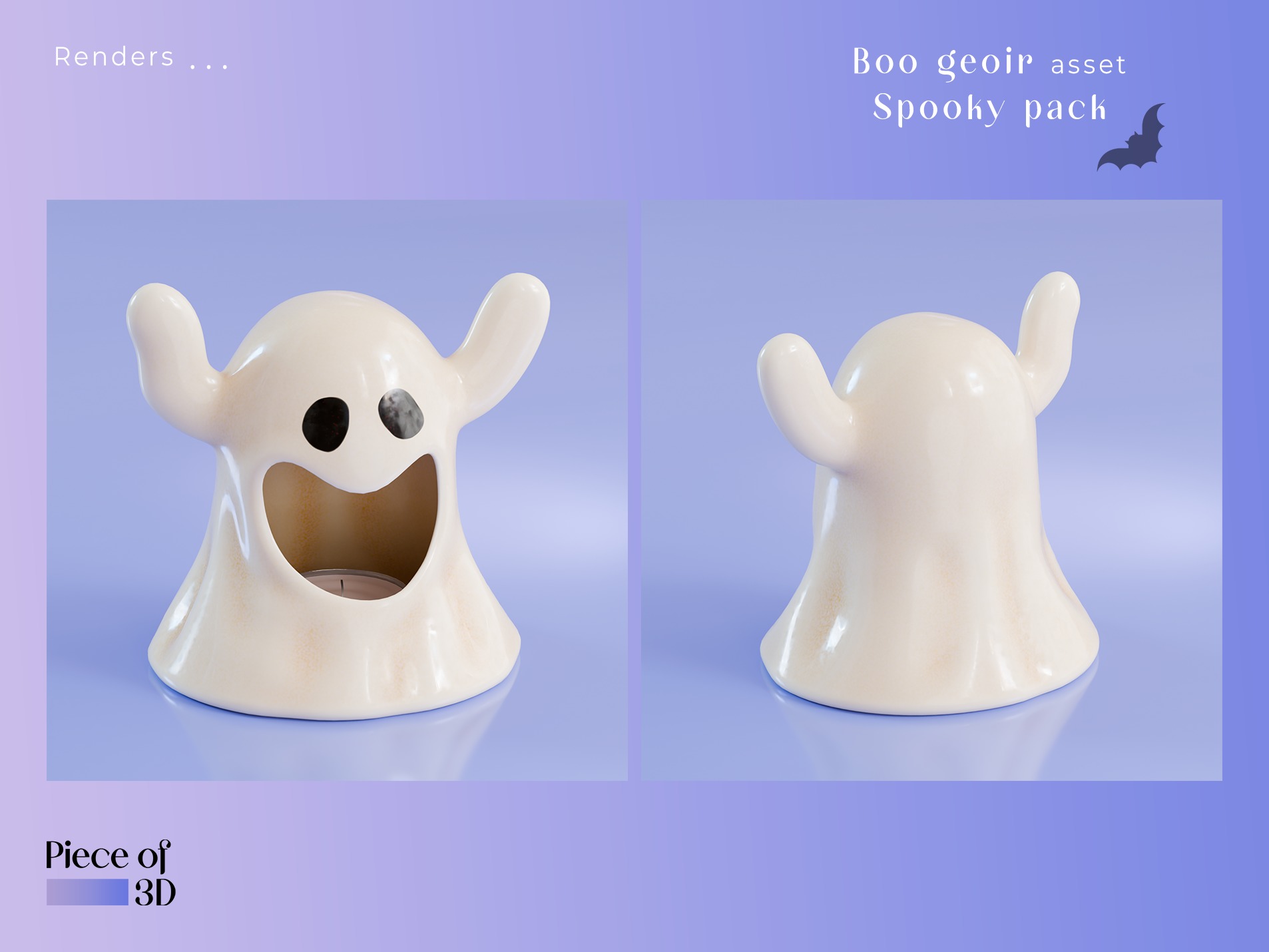 SPOOKY PACK - Halloween special - 3 pieces free 3D model | CGTrader