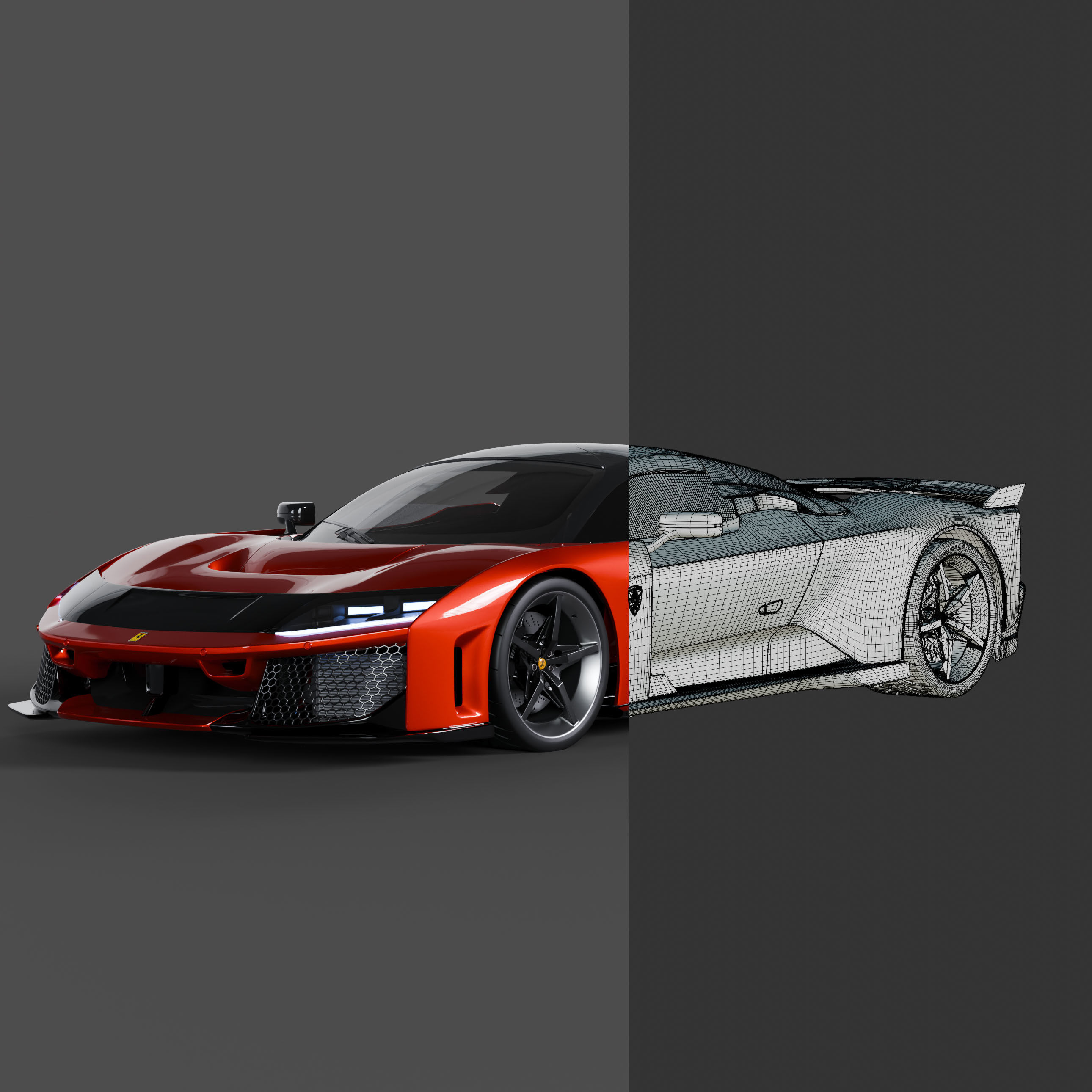 Ferrari F80 2024 3D model | CGTrader