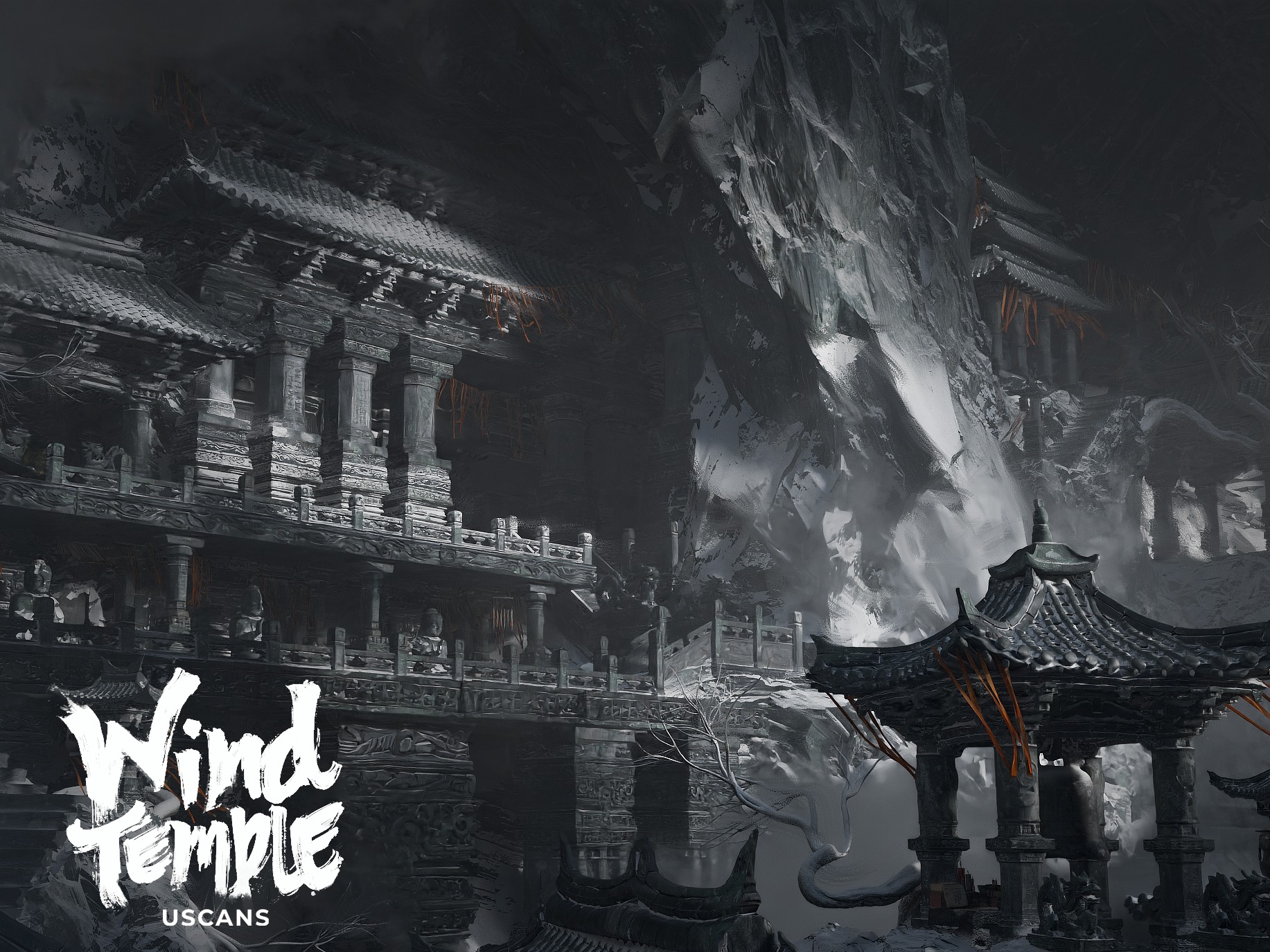 3D model Wind Temple VR / AR / low-poly | CGTrader