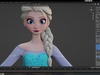 3D model Elsa Frozen 3D Model VR / AR / low-poly | CGTrader