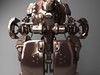 Silverback futuristic robot 3D model | CGTrader