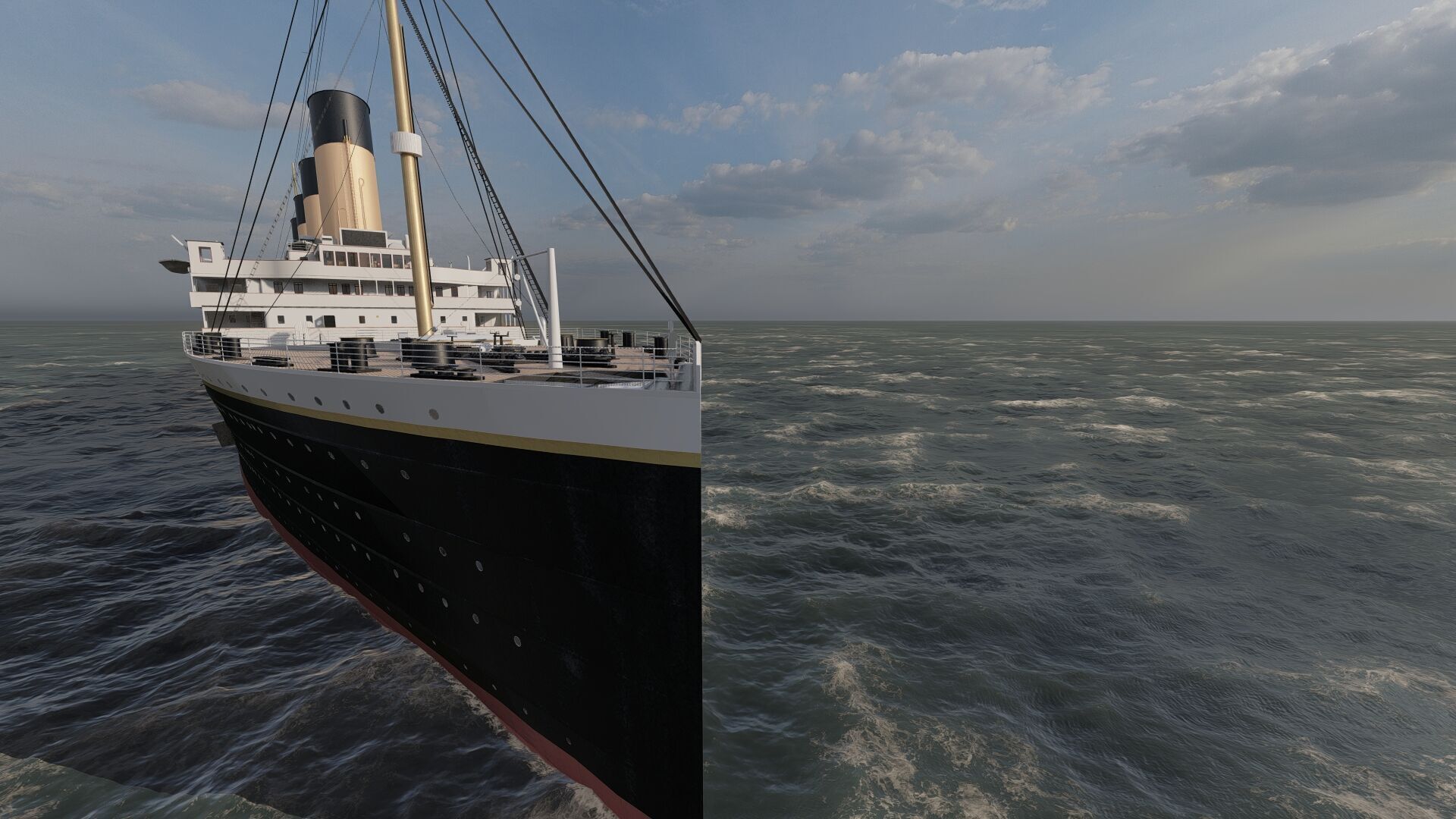 Titanic with full interior 3D model | CGTrader