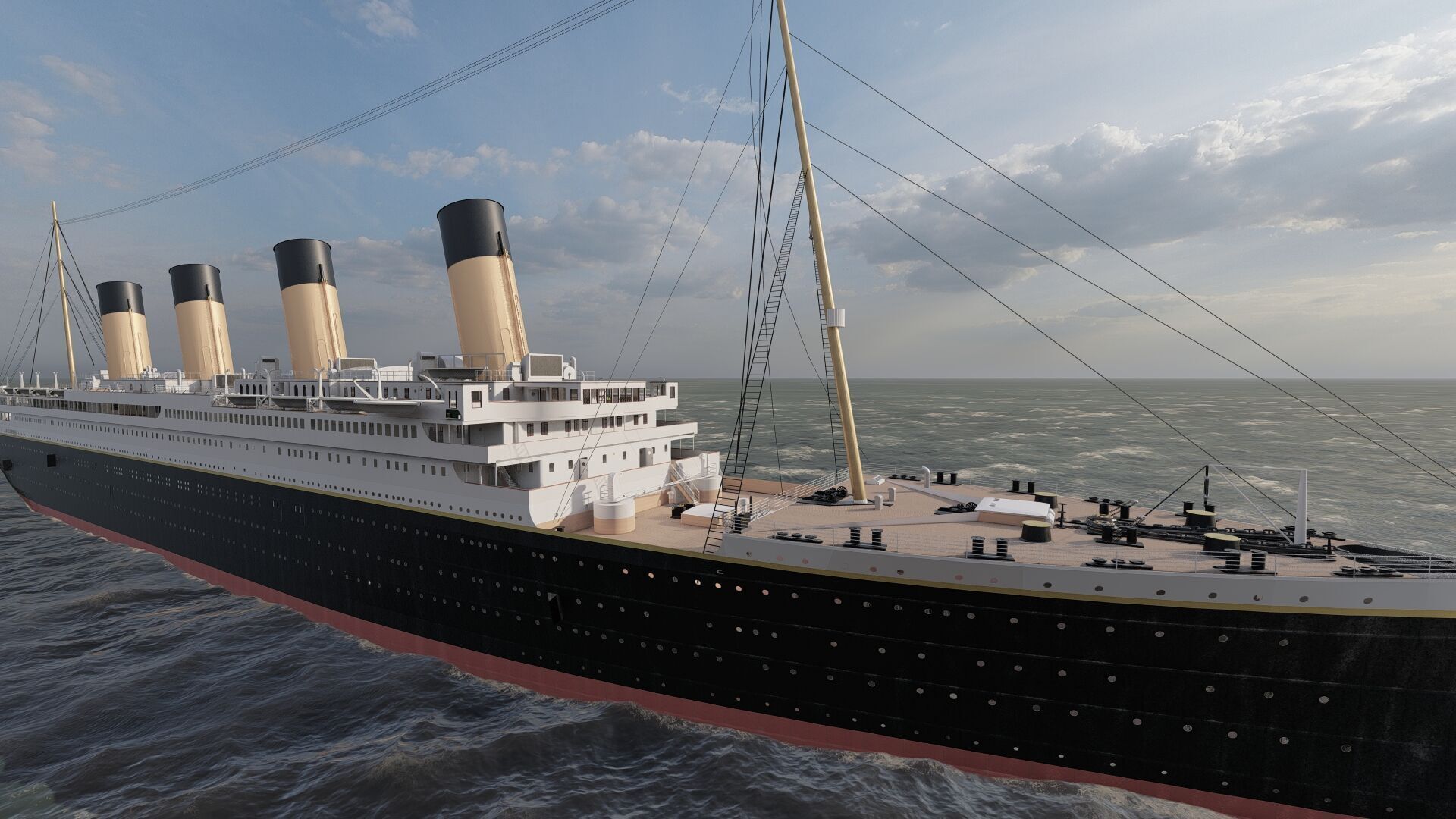 Titanic with full interior 3D model | CGTrader