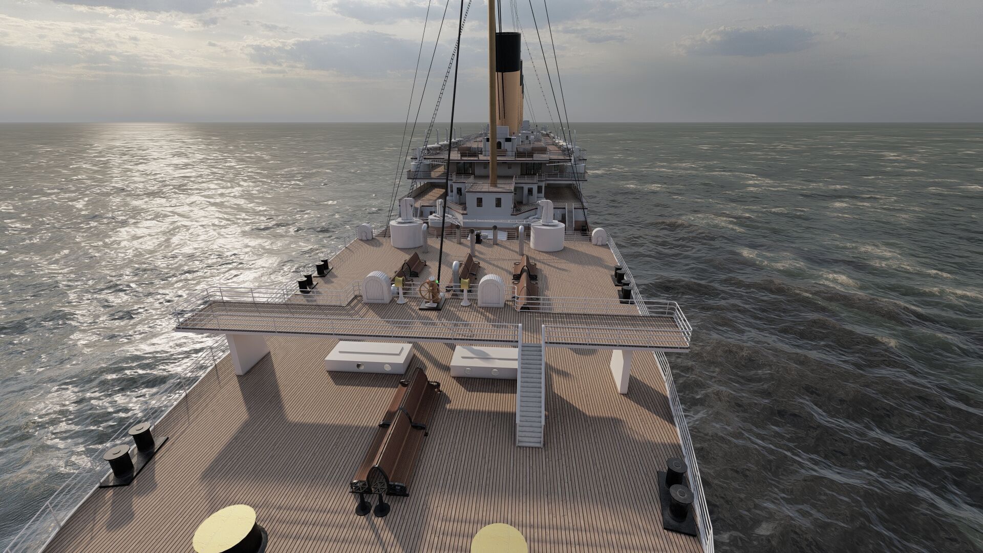 Titanic with full interior 3D model | CGTrader